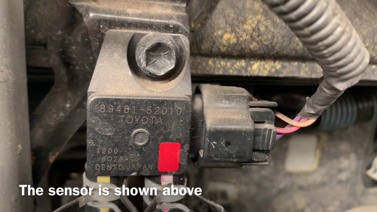 Toyota Rav 4 Diesel DPF Pressure Sensor Location