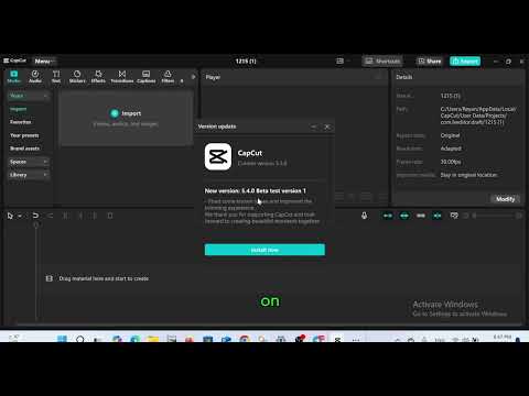 How to Update CapCut on PC to the Latest Version