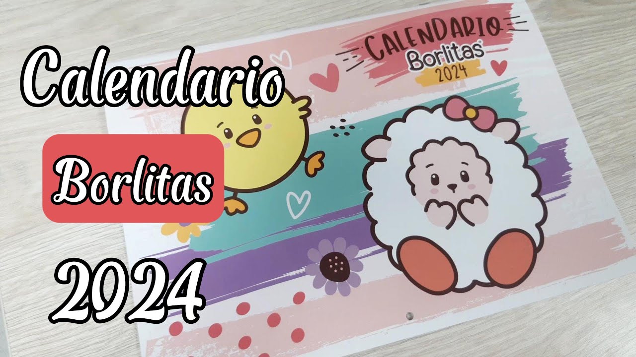 Calendario Borlitas 2024