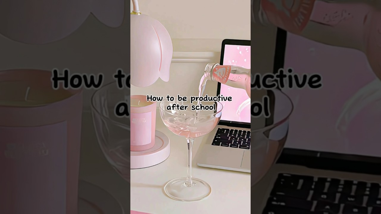 How to be productive after school✨ #motivation #aesthetic #viral #tips