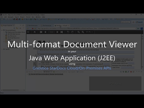 How to display PDF and Office documents in your Java Web Application (J2EE) using StarDocs