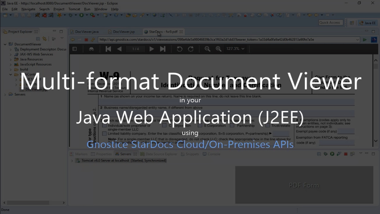 How to display PDF and Office documents in your Java Web Application (J2EE) using StarDocs