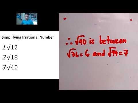 Math 7 Module 7 Lesson 2. Where does square root of a number lies