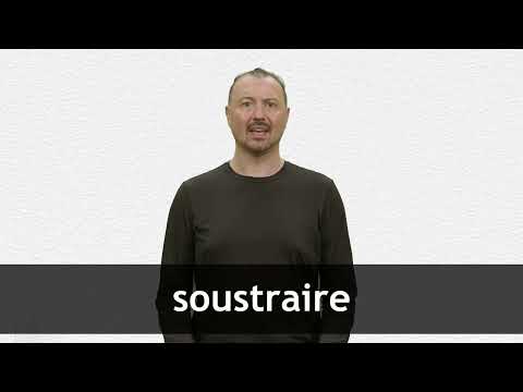 English Translation of “SOUSTRAIRE” | Collins French-English Dictionary