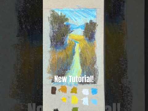Try these three easy color studies to create dynamic colorful Paintings! #pastelpaintingtutorial
