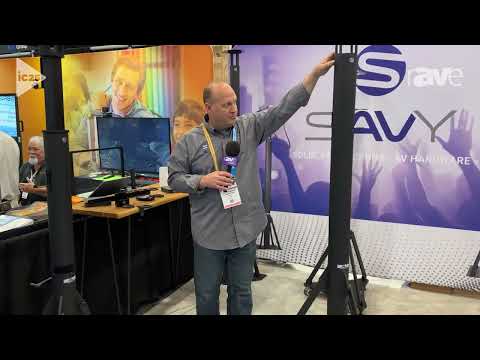 InfoComm 2025: SAVY Presents Series TBA Portable Adjustable Camera Stand