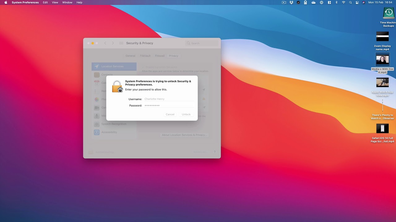 Check and Change Your Privacy And Security Settings on Your Mac