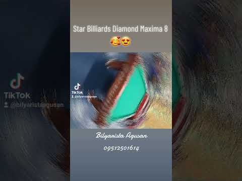 Star Billiards Diamond Maxima 8 🥰😍 #billiards #batangtirador