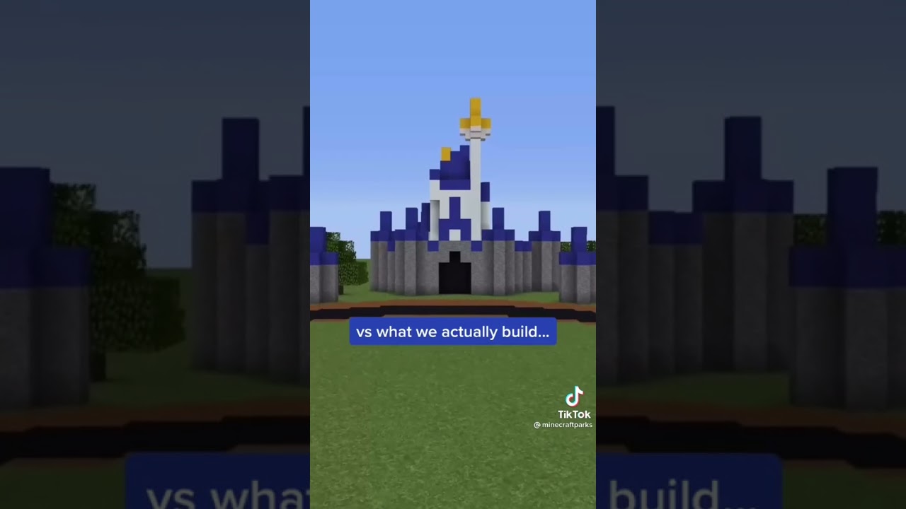 Building Disney in #Minecraft - Main.MCParks.us #shorts