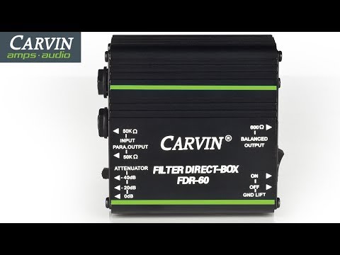 Carvin Filter Direct-Box FDR60 w/Ground lift | Reverb