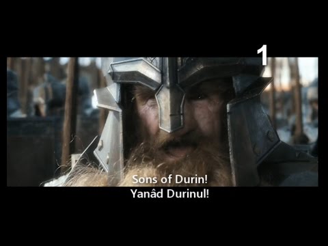Khuzdul in the Battle of Five Armies Movie | The Dwarrow Scholar