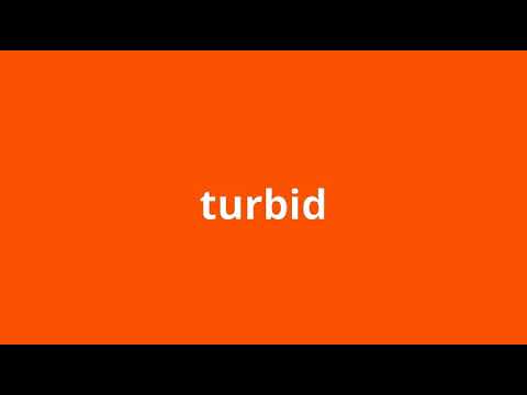 what is the meaning of turbid