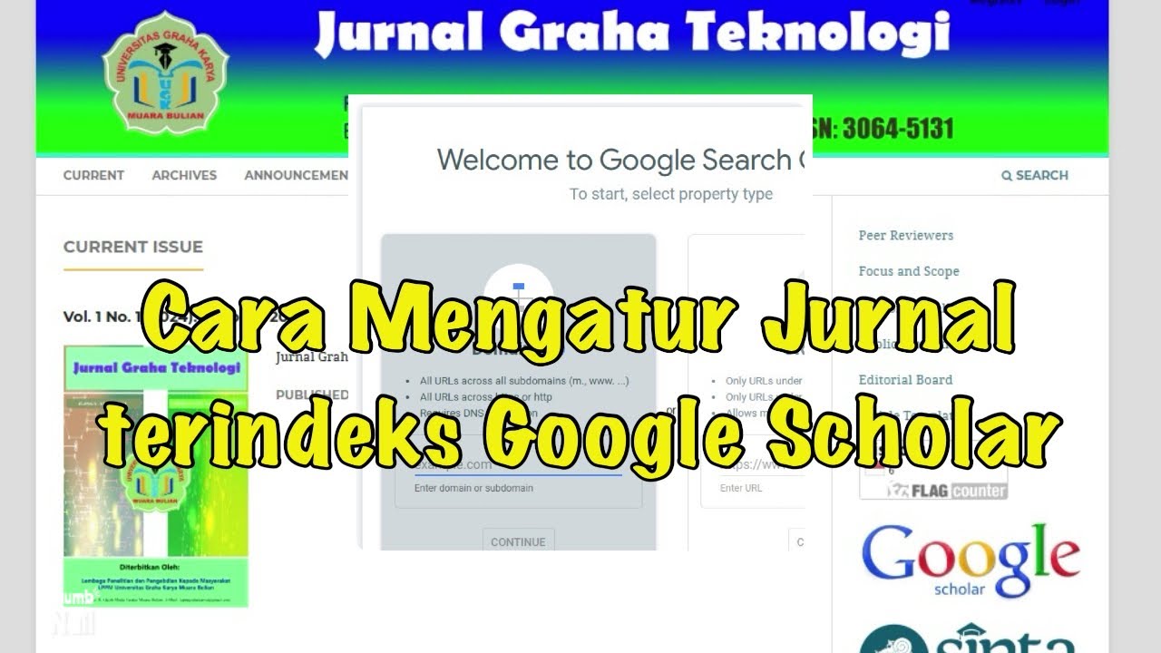 Cara Mengatur OJS Terindeks Google Scholar
