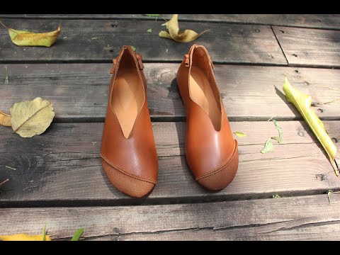 Dwarveshoes-Womens Handmade Leather Mary Jane Shoes Black/Brown