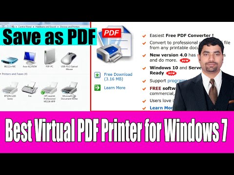 Printer PDF Virtual Terbaik & Gratis untuk Windows 7 | Bagaimana cara mencetak sebagai file PDF?