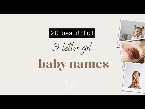 20 CUTE 3 LETTER GIRL NAMES | SHORT GIRL NAMES LIST | SHORT BABY NAMES LIST