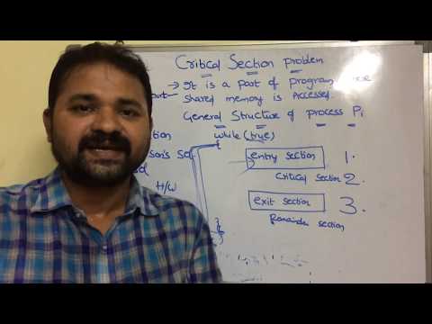 Critical Section Problem in operating system | Process Synchronization