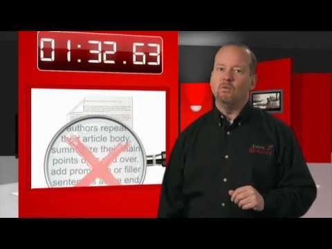 2 Minute Approval Tips: #20 Reaching the Word Count