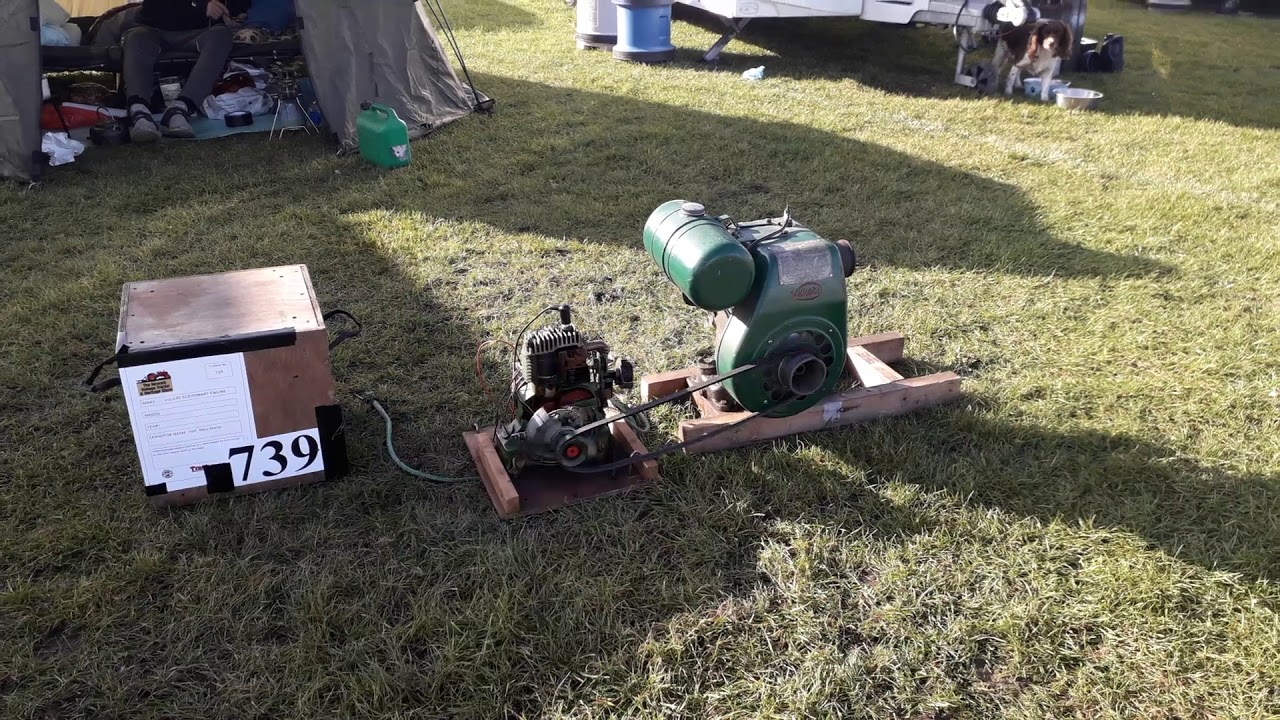 Newark vintage tractor show 2018 stationary engine line up
