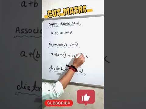 #commutativelaw #associativelaw #distributiveproperty #maths #gut maths