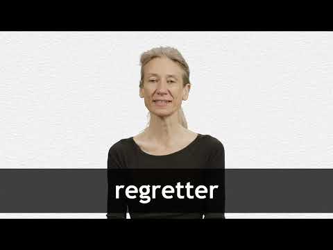 English Translation of “REGRETTER” | Collins French-English Dictionary