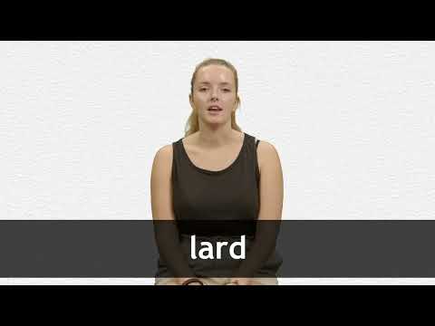 How to pronounce LARD in French