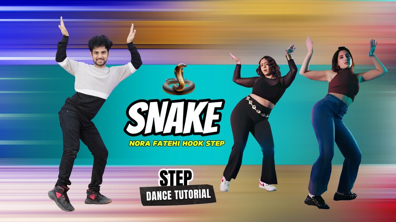 Snake Dance Tutorial Step by Step |  Snake Nora fatehi Dance Tutorial | Ajay Poptron Tutorial