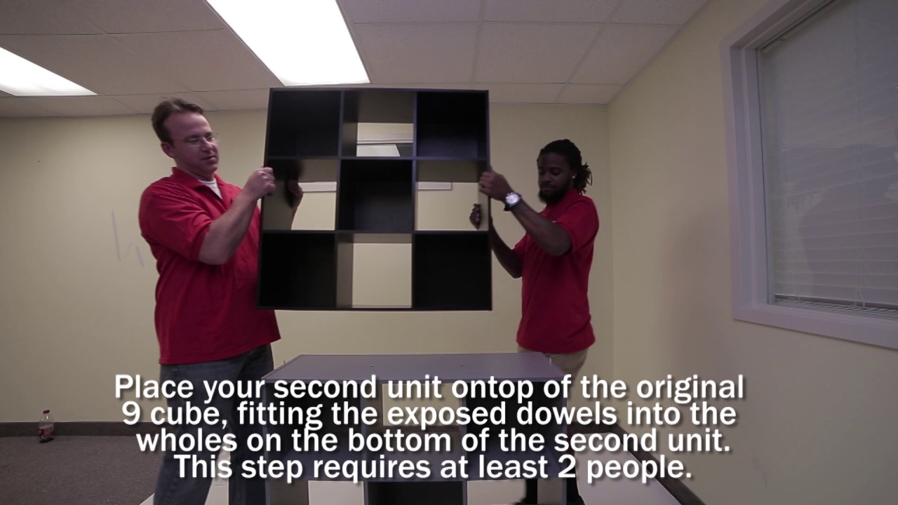 9 Cube stacking process