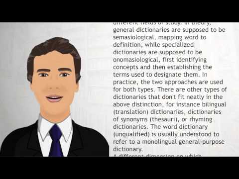 Dictionary - Wiki Videos