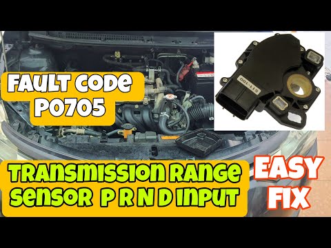 How to fix P0705 Transmission range sensor p r n d input.