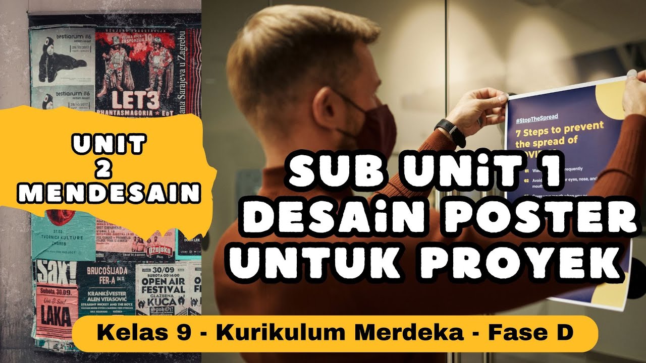 Poster Design for Project, Grade 9 - Unit 2 Sub Unit 1 Independent Curriculum - Phase D