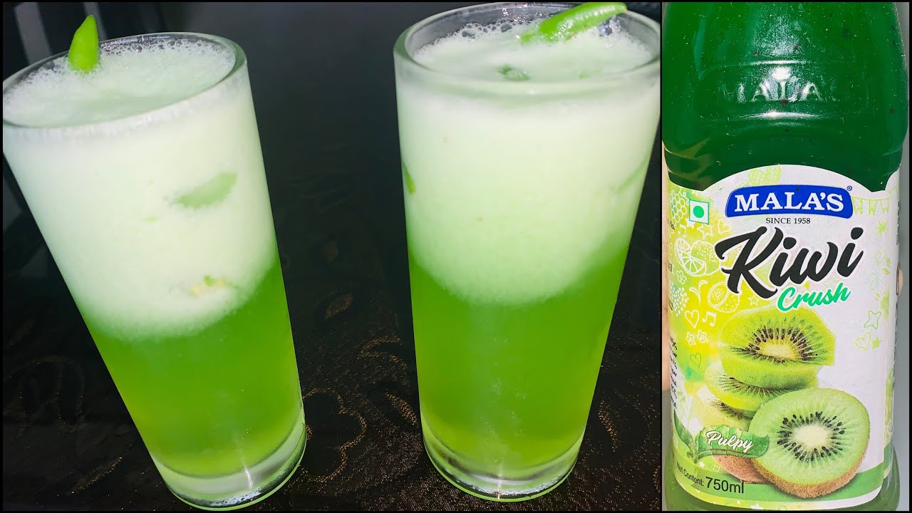Instant Kiwi Mocktail ~ with Mala Kiwi Crush | Kiwi Cooler/Mojito