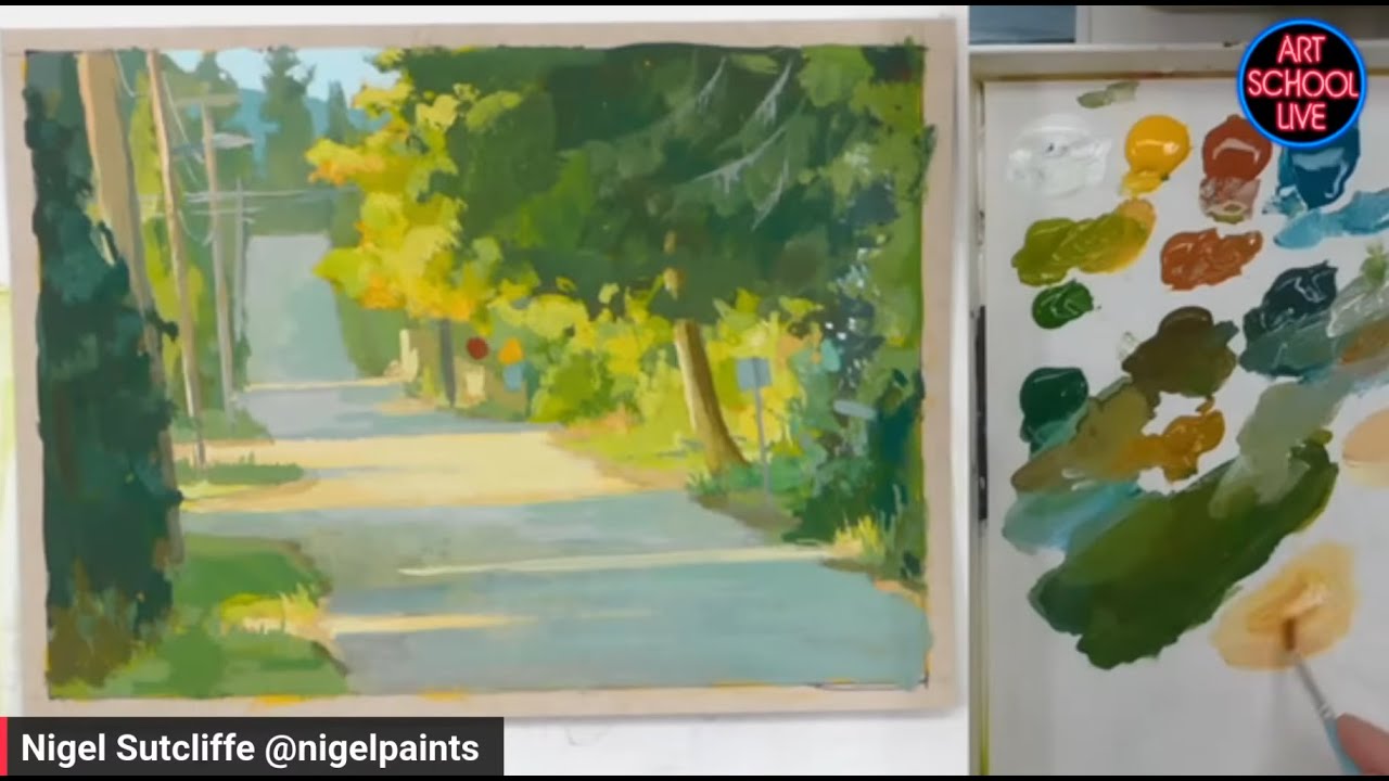 Painting Light with a Limited Palette with Nigel E Sutcliffe