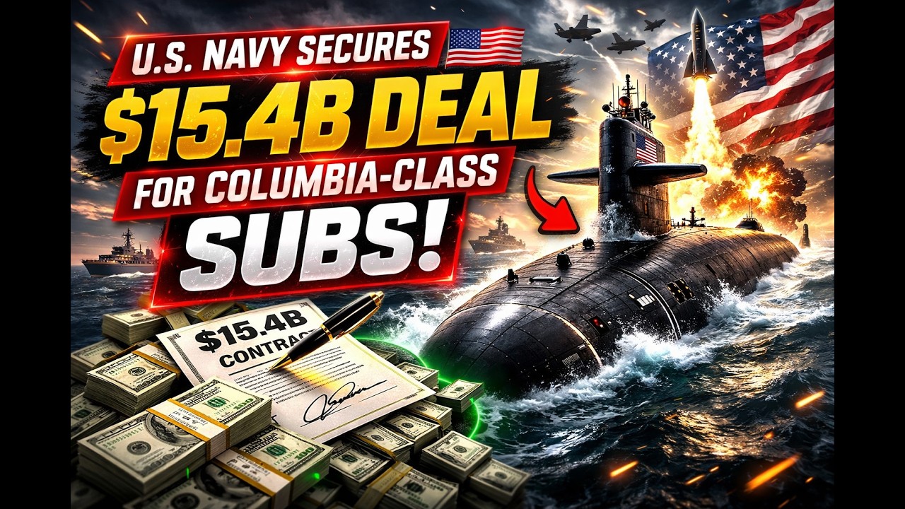 U.S. Navy secures new $15.4B deal for Columbia-class subs
