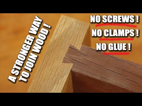 Stumpy Nubs (James Hamilton) - A STRONGER way to join wood (No clamps ...