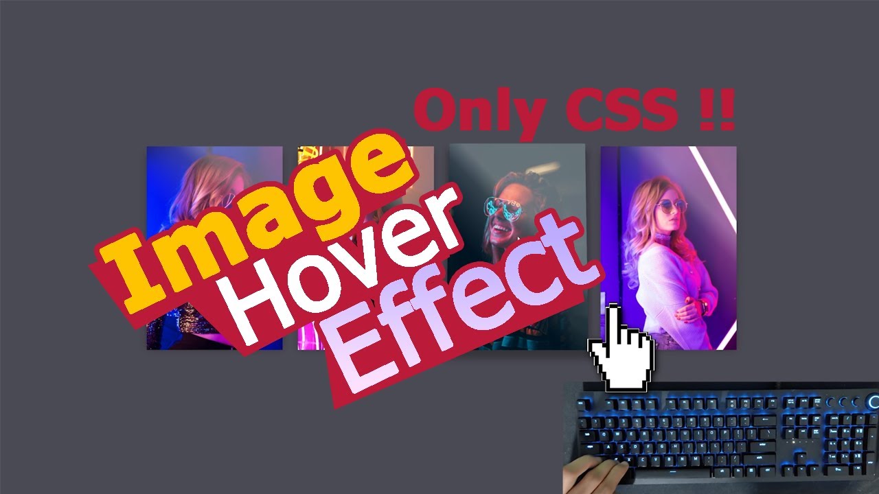 ASMR Programming - Image hover effect with CSS - No Talking