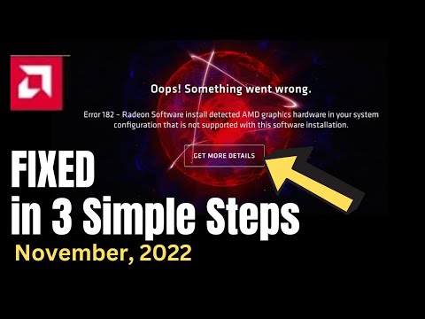 How to Fix AMD Graphic Driver Error 182 in Windows 10/11 - (Best FIX)