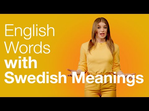 Tricky Swedish: Same words, different meaning.