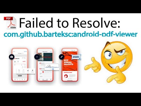 PdfViewer - Failed to resolve: com.github.barteksc:android-pdf-viewer - Problem Solved