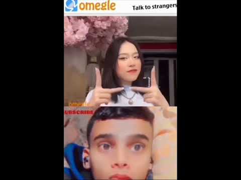 Omegle Talk to Strangers #omegle #100millionview #closeeyes