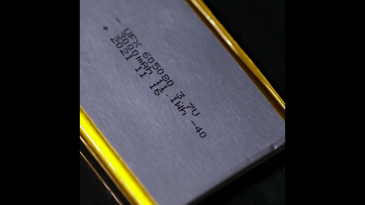 605080 3000mAh & 503759 1200mAh 3 7V Li ion Polymer Battery