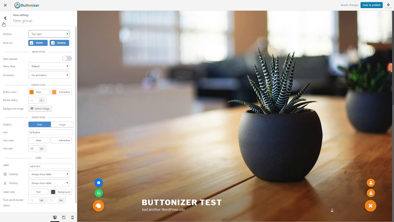 Example - Creating multiple button groups