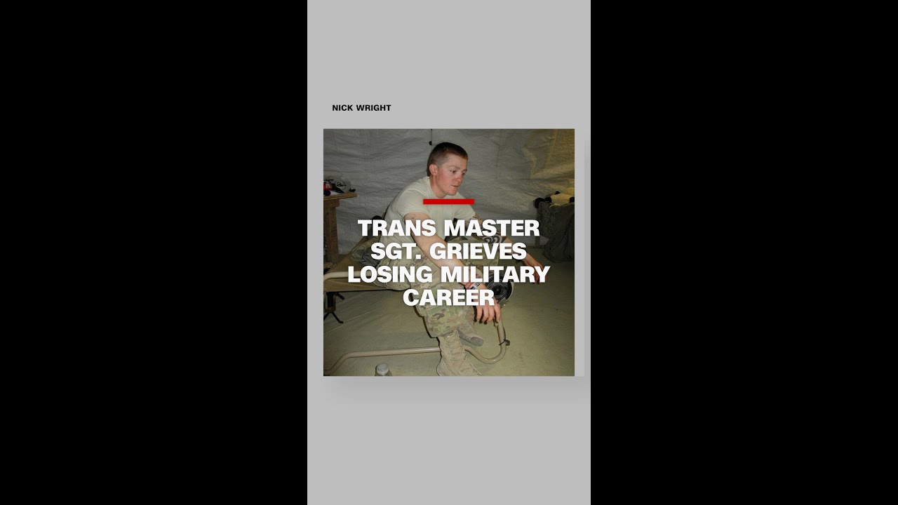 Trans Master Sgt. grieves loss of military career