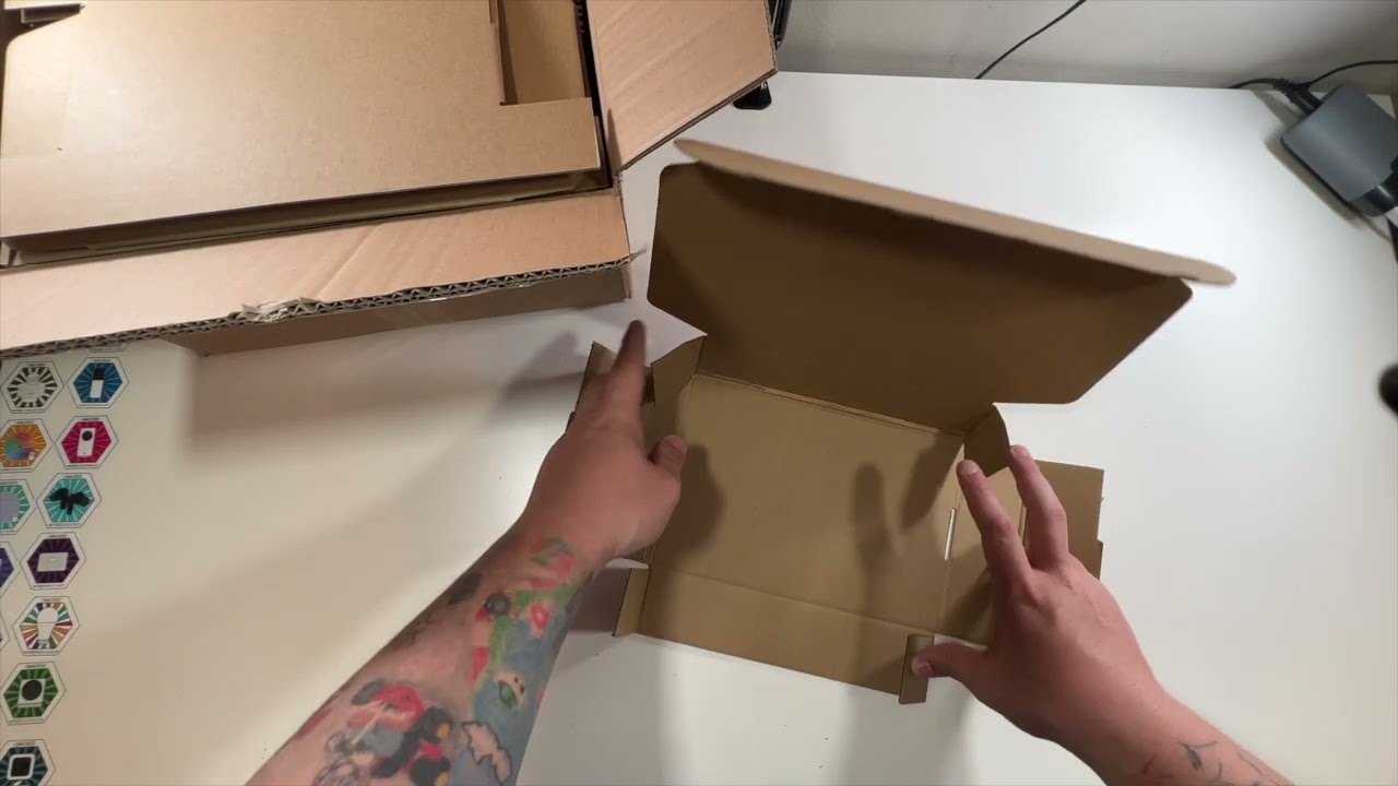 CREGEAR 25 Pack Shipping Boxes 9x6x2 Inch Unboxing and Demo