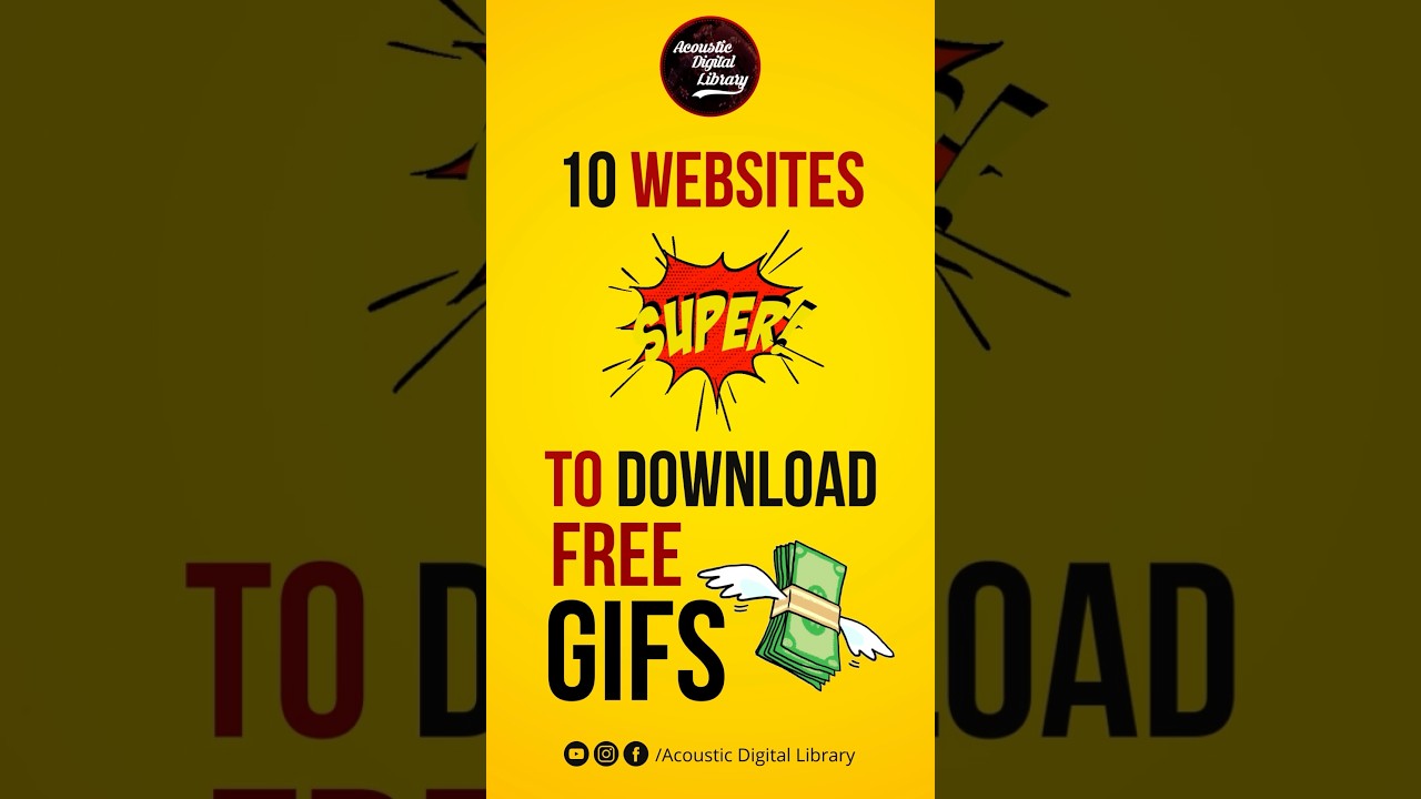 10 Websites To Download Free GIFs #shorts