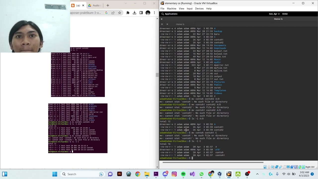 Operasi File dan Struktur Direktori Pada Sistem Operasi Linux