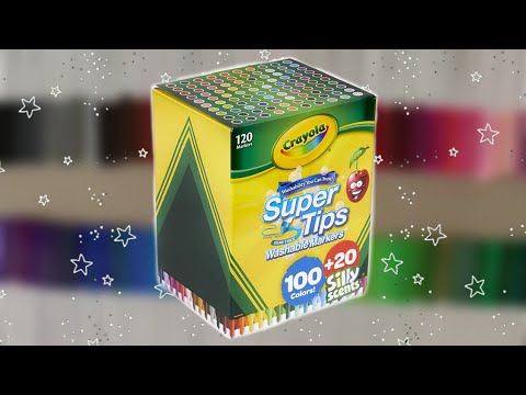 Lápices Crayola Súper Tips 120 Unidades | Cuotas sin interés