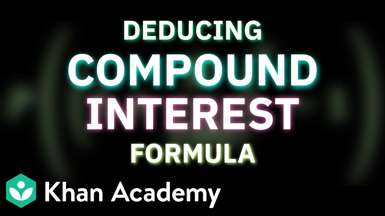 Deducing Compound Interest formula | Comparing Quantities | TG Grade 8 | Math | Khan Academy