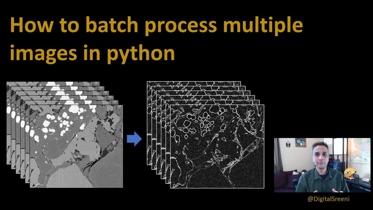 182 - How to batch process multiple images in python?