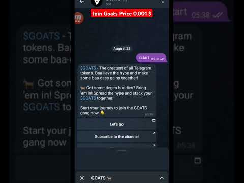 Goats Claim Airdrop || listing confirmed || ๐ Goats Big project ||